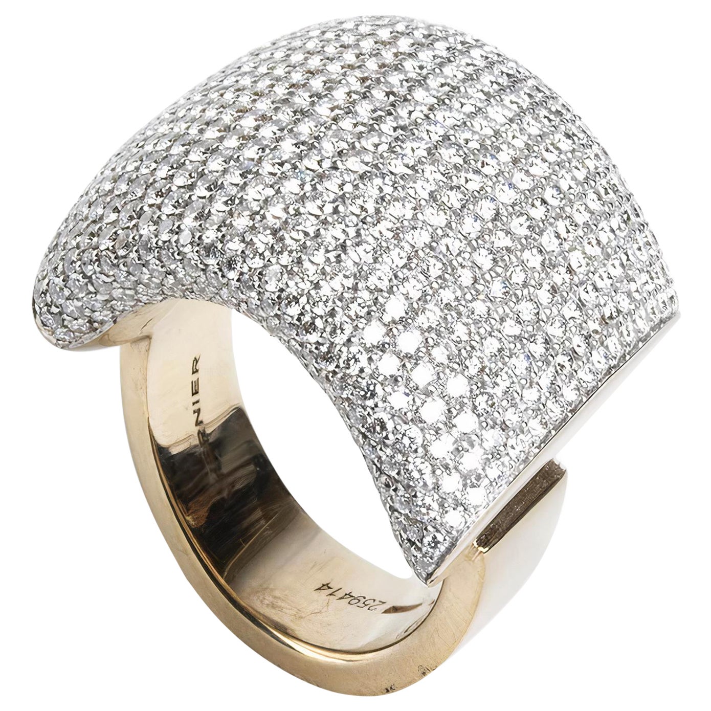 Vhernier Gold Kiss Ring at 1stDibs