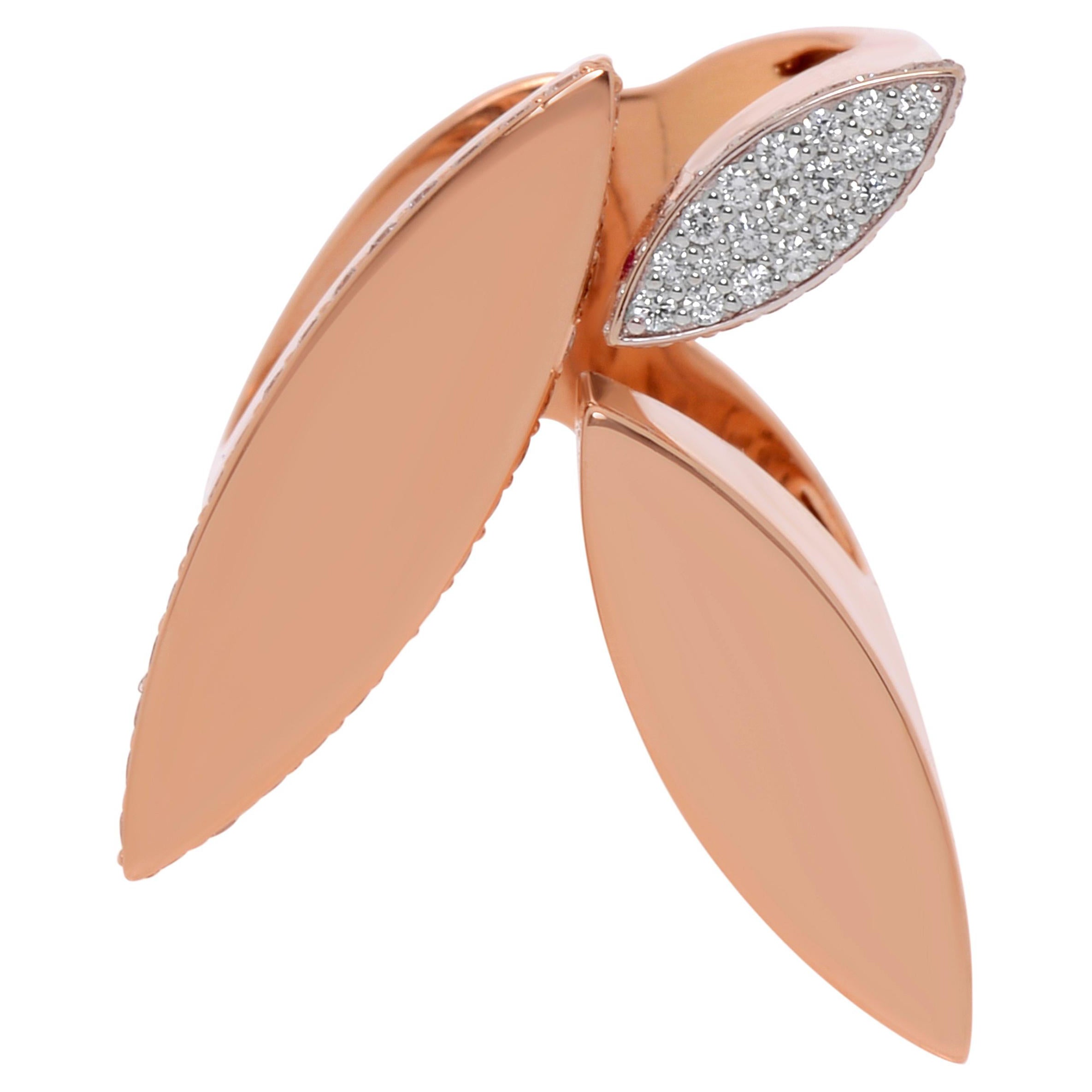 Roberto Coin Limited Edition 18k Rose Gold Nemo Fish Ring For Sale at ...