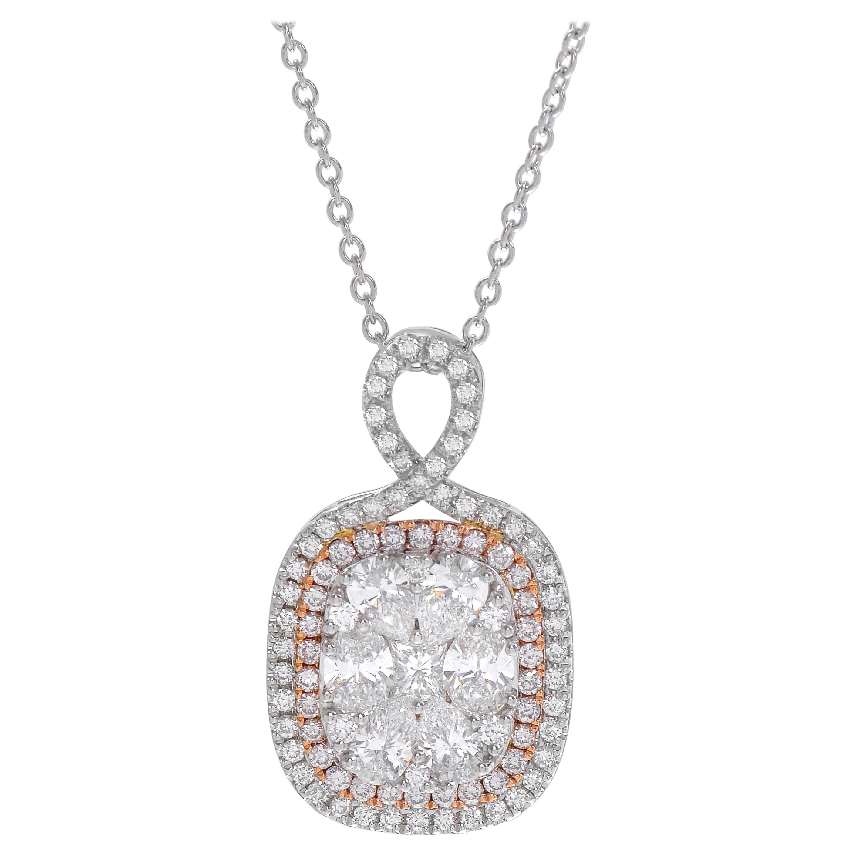 Gregg Ruth 1.25 Carat Sapphire Diamond White Gold Pendant Necklace For ...