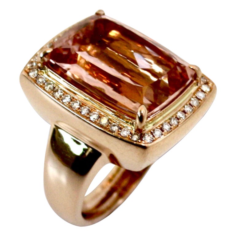 Morganite and Rose Gold For Sale at 1stDibs