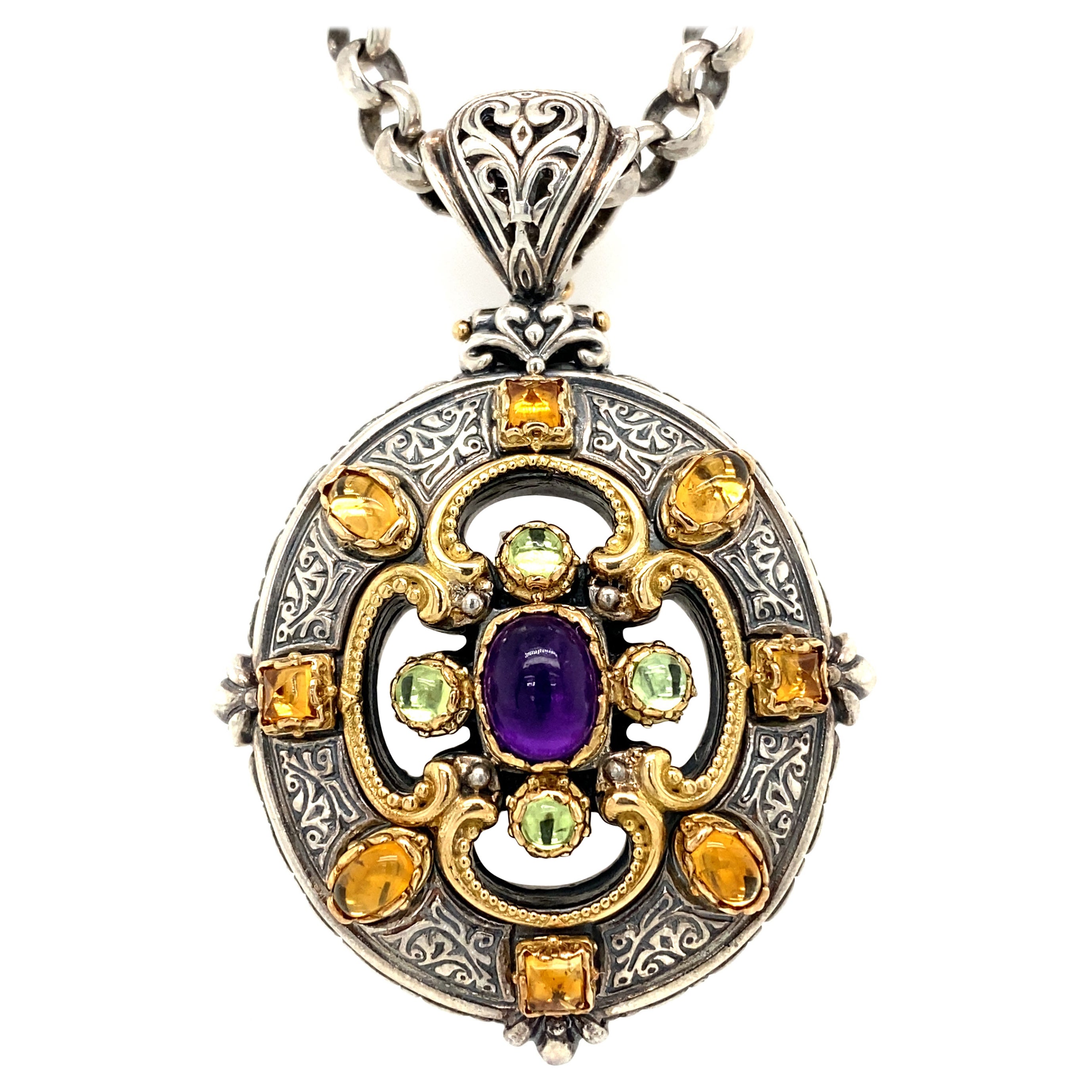 Nicky Butler Limited Ed Raj Collection Sterling Silver Multi-Gemstone ...