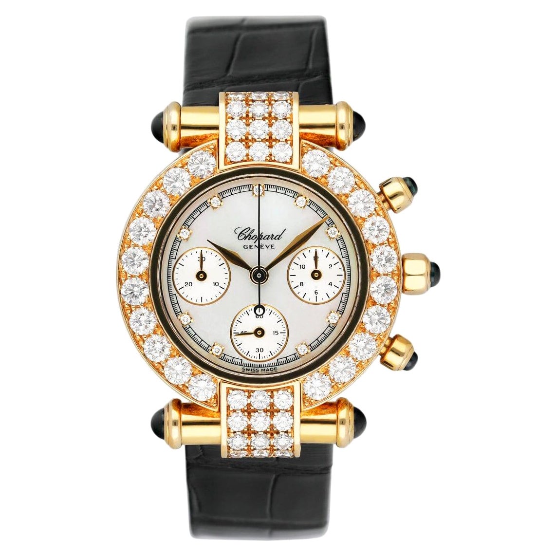 Chopard Imperiale Ladies Watch Chronograph in 18K Yellow Gold For Sale ...
