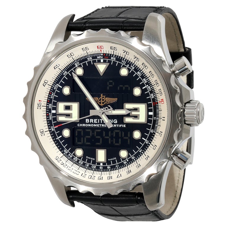 Breitling Montre pour homme Chronospace A7836534/BA26 Acier inoxydable ...