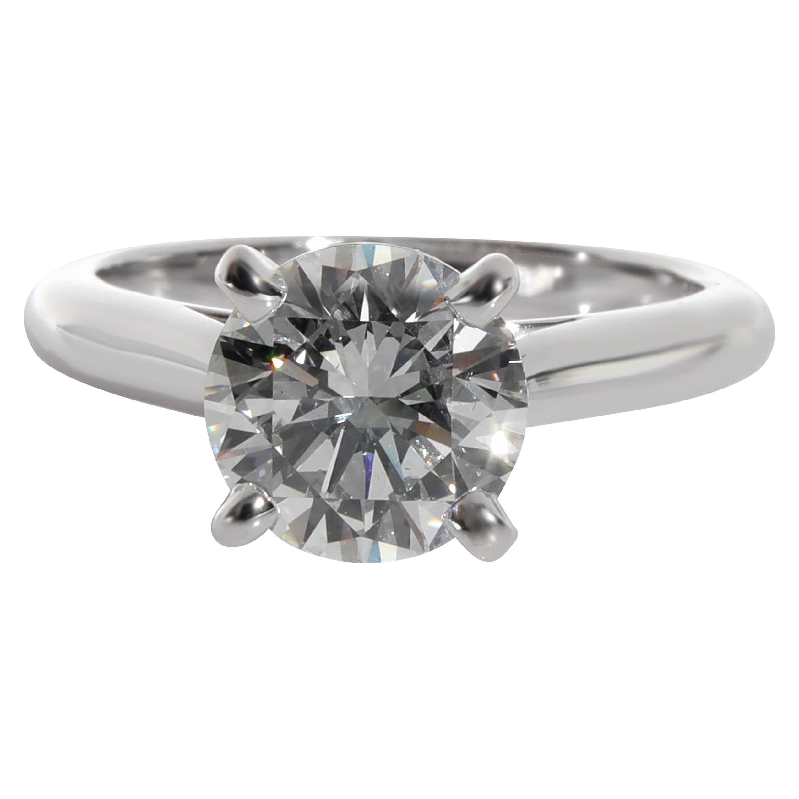 Cartier 1895 Diamond Engagement Ring in Platinum G VS2 1.38 CTW For ...