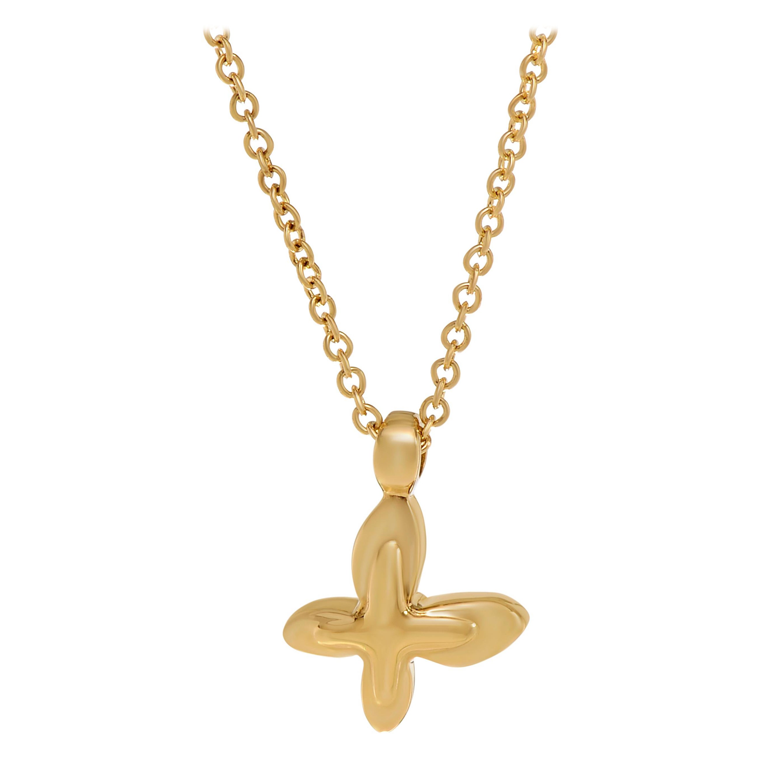 Mimi Milano Foglia 18K Rose Gold Diamond Pendant Necklace For Sale at ...