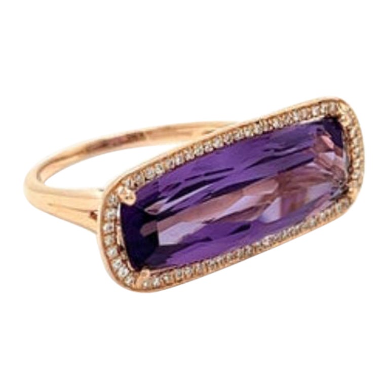 Bellarri Amethyst and Diamond Ring For Sale at 1stDibs