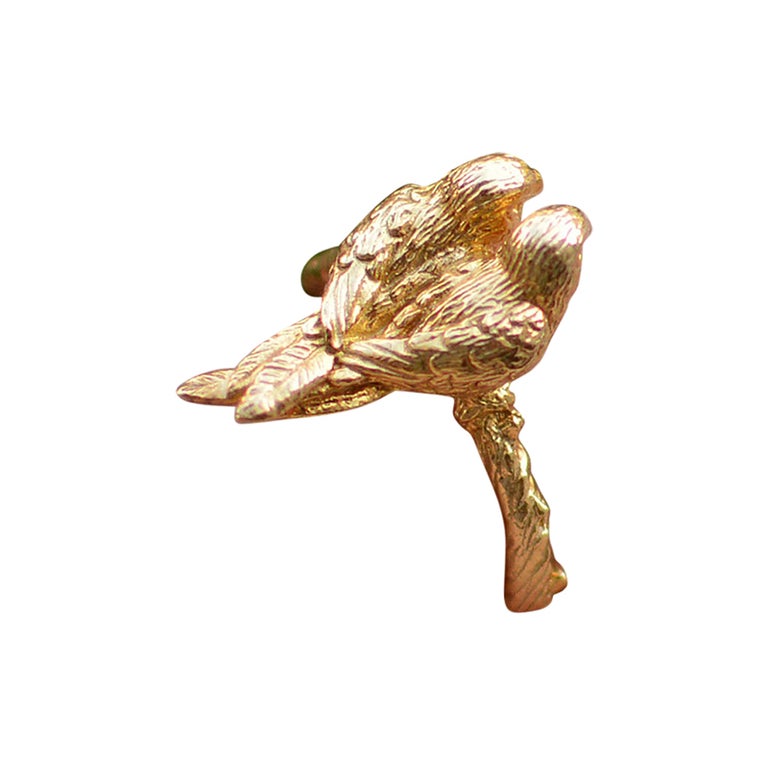 Solid 18 Carat Gold Dove Ring For Sale at 1stDibs