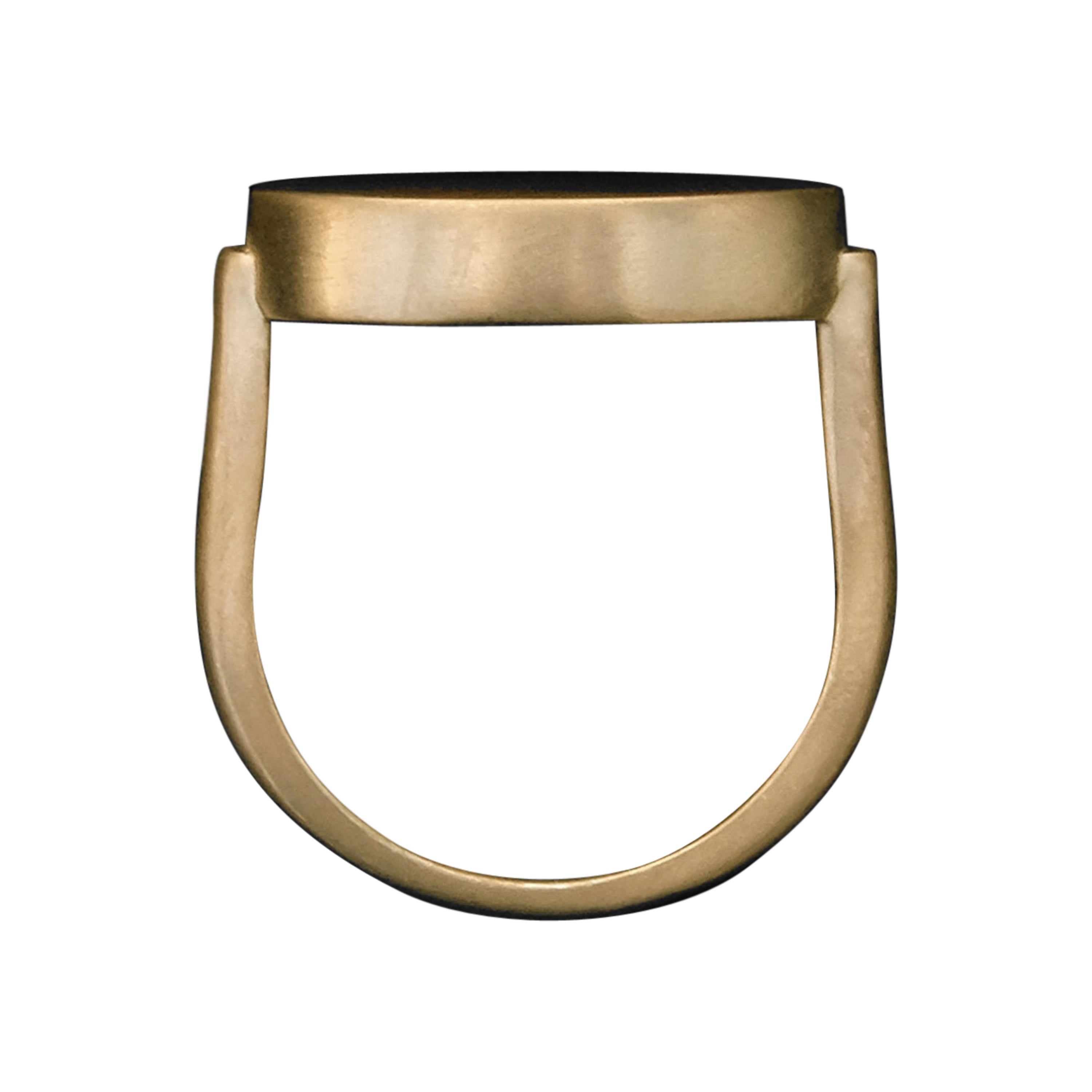 Tiana Marie Combes White Gold Roman Hoop Earrings For Sale at 1stDibs ...