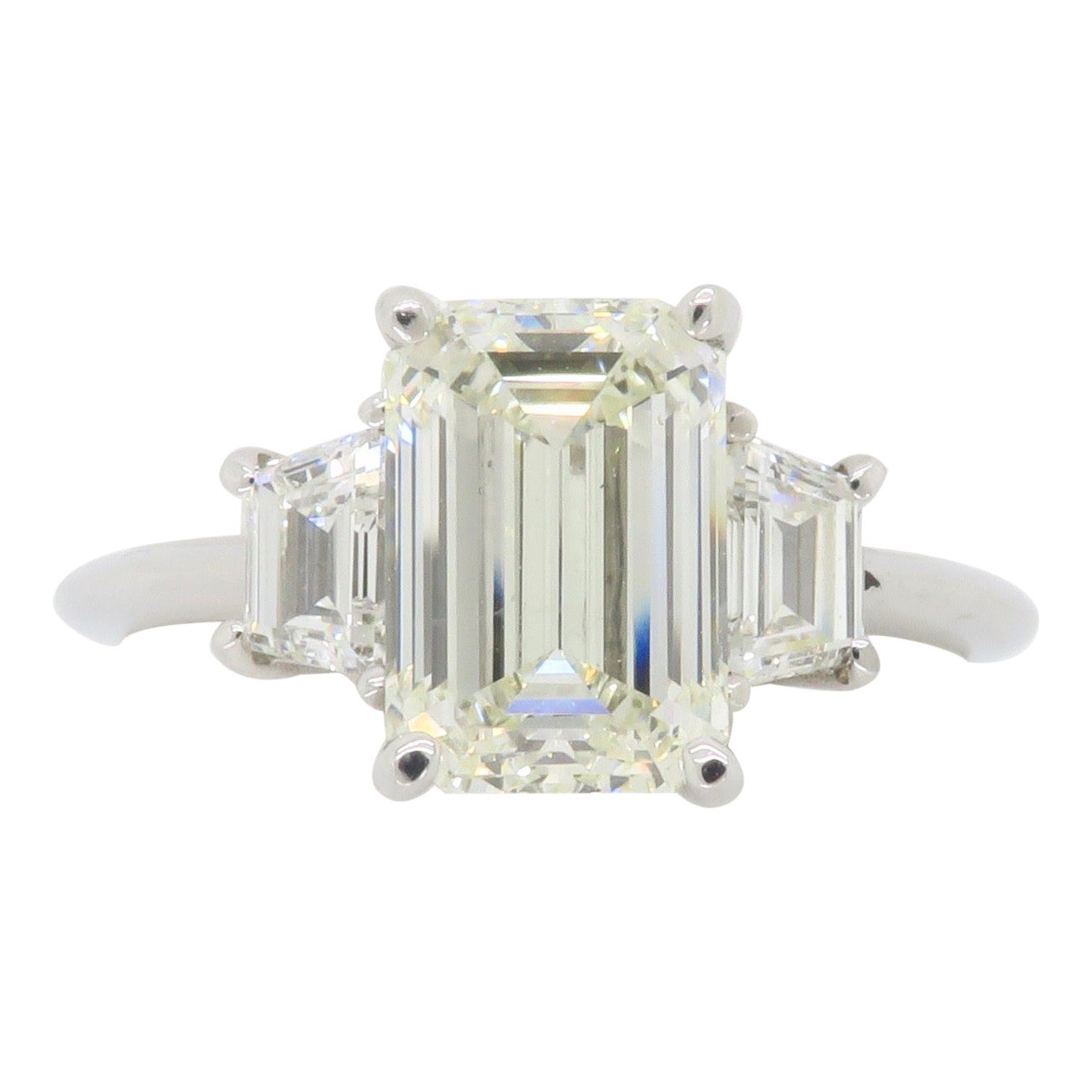 Tiffany and Co. Emerald Cut Diamond Engagement Ring at 1stDibs ...