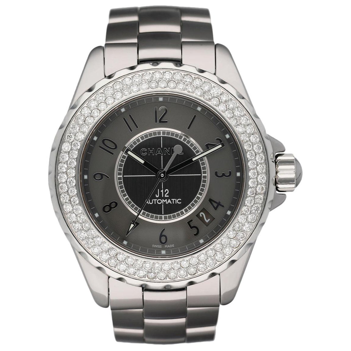Chanel J12 White Dial Ladies Watch H5700 at 1stDibs | chanel j12 price ...