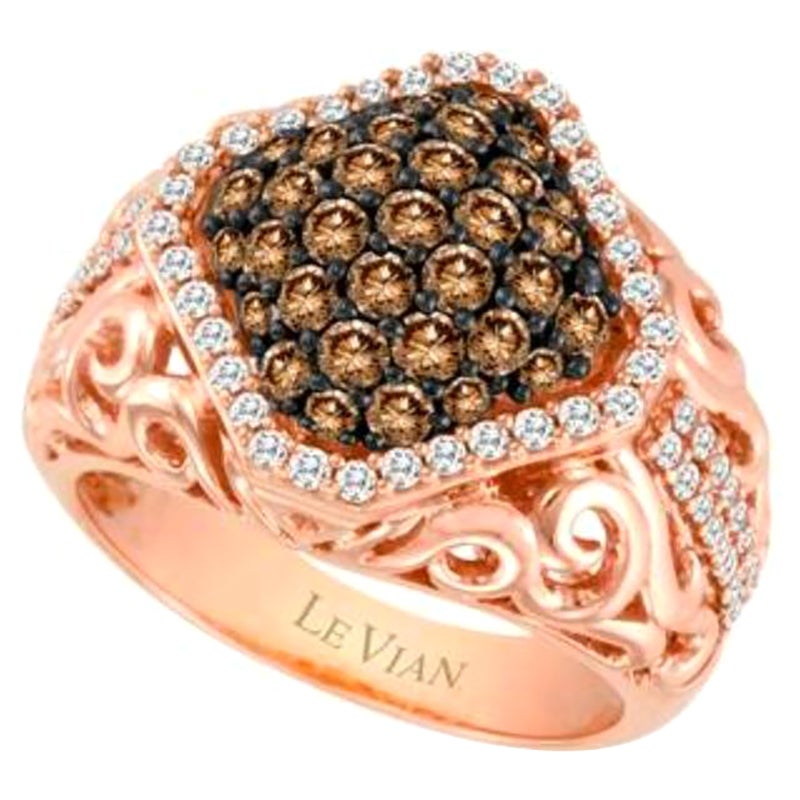 Ring featuring Chocolate Diamonds , Vanilla Diamonds set in 14K ...