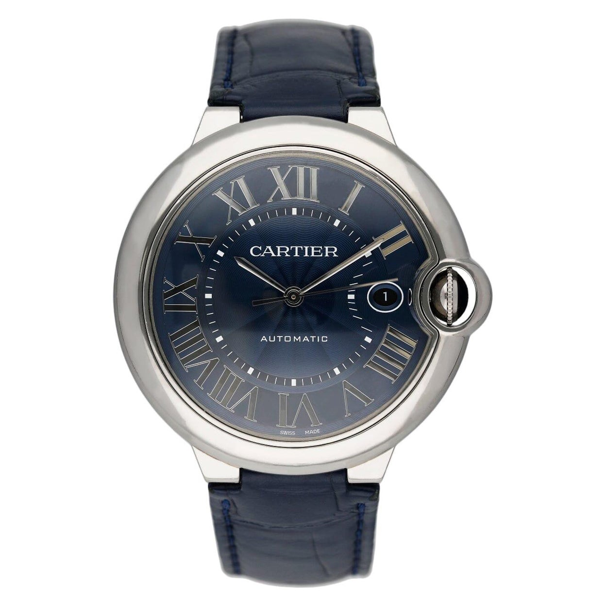 Cartier Ballon Bleu Chocolate Dial Watch W6920032 For Sale at 1stDibs ...