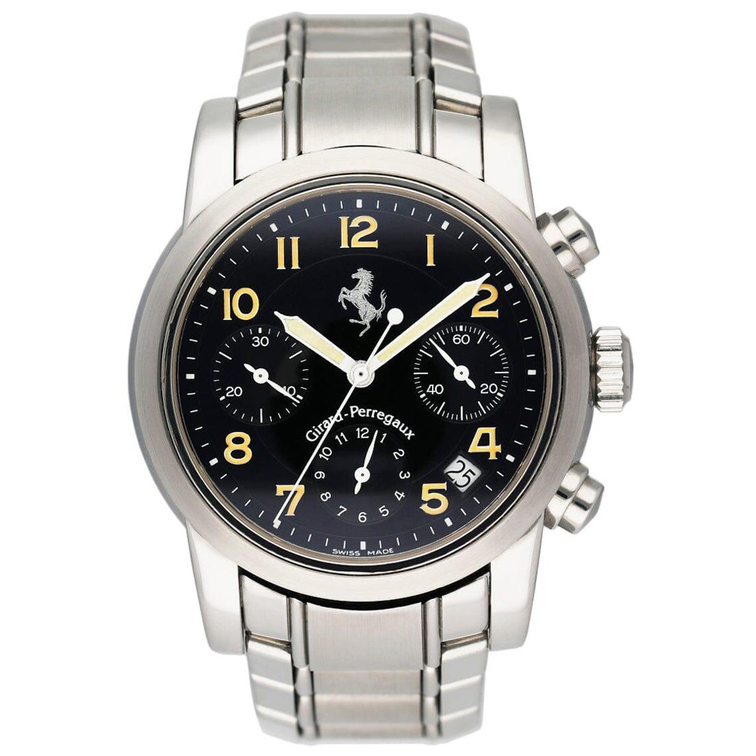 Pre-Owned Men's Girard Perregaux Chronograph Ferrari 18K Yellow Gold ...