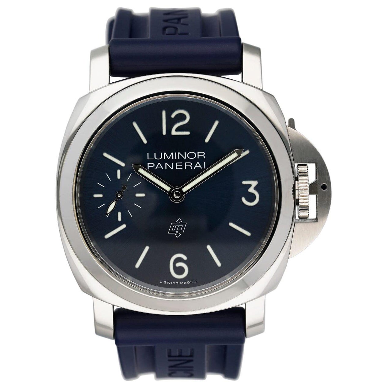 Panerai Luminor Blu Mare PAM01085 Blue Dial Mens Watch Box Papers For ...