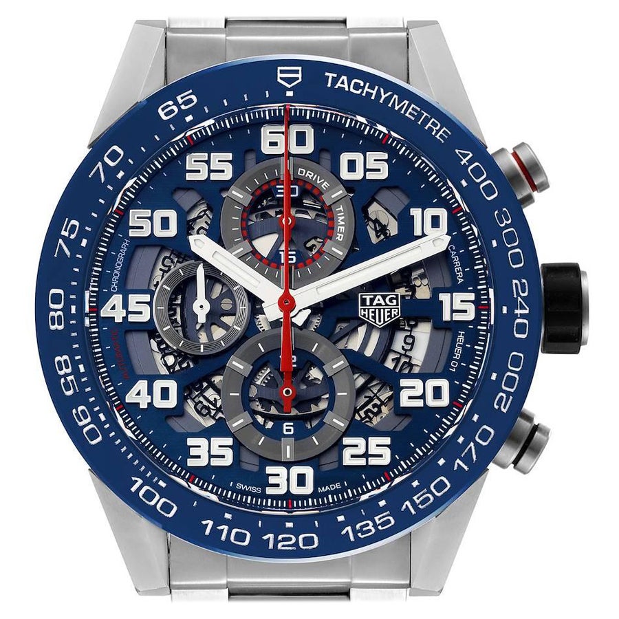 Tag Heuer Carrera Red Bull Racing Steel PVD Mens Watch CAR2A1N Box Card ...