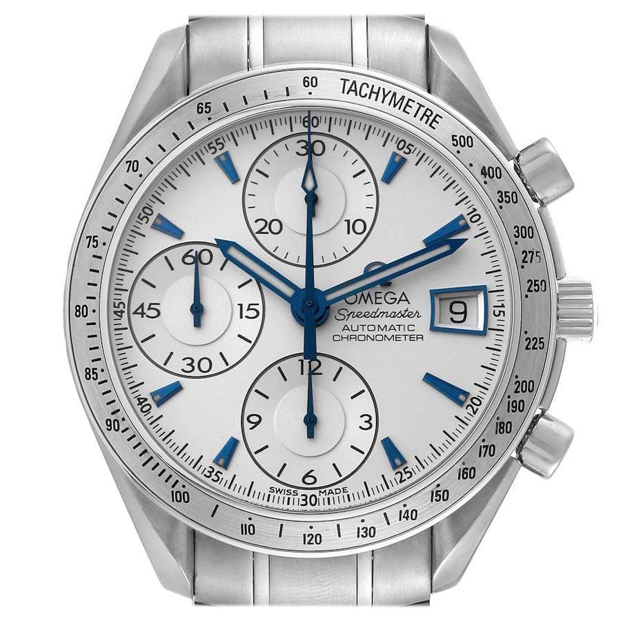 Omega Speedmaster Reduced Chronograph Steel Mens Watch 3539.50.00 Card ...