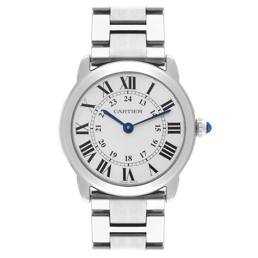 Cartier Ronde Solo Small Stainless Steel Quartz Ladies Watch W6701004 ...