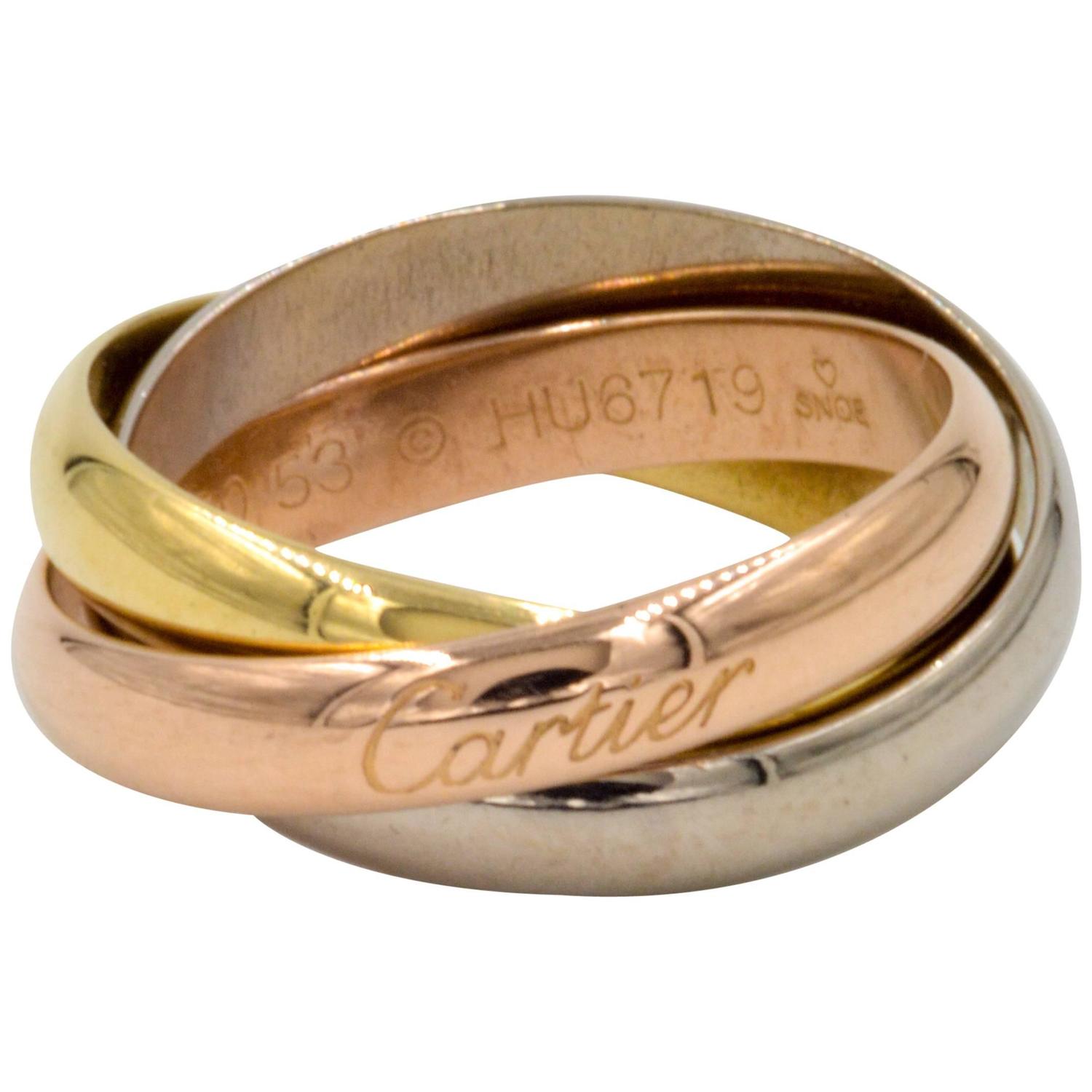 Classic Cartier Trinity Rolling Rings at 1stdibs