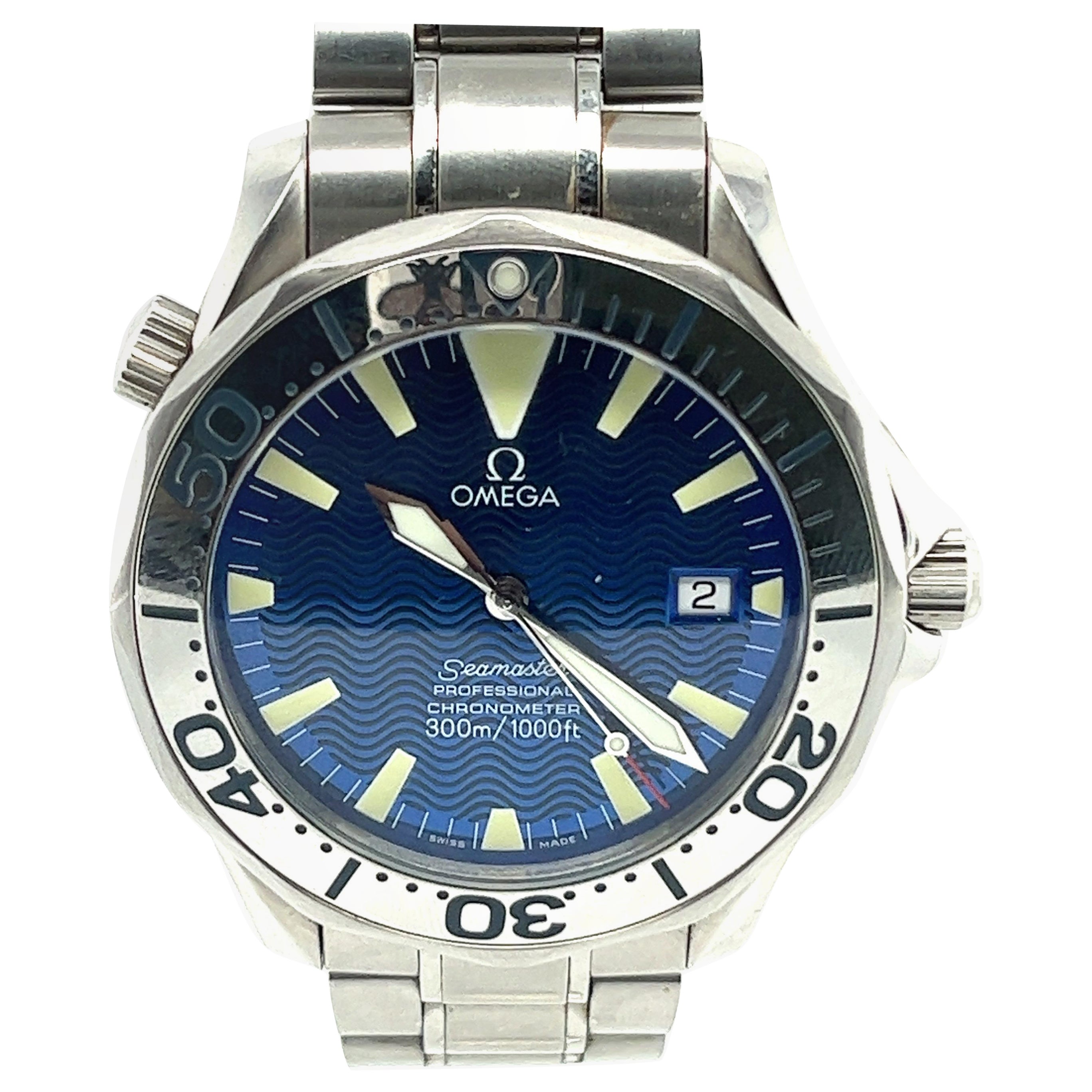 Omega Seamaster 2298.80.00 Titan Chronograph Titanium Men's Watch at ...