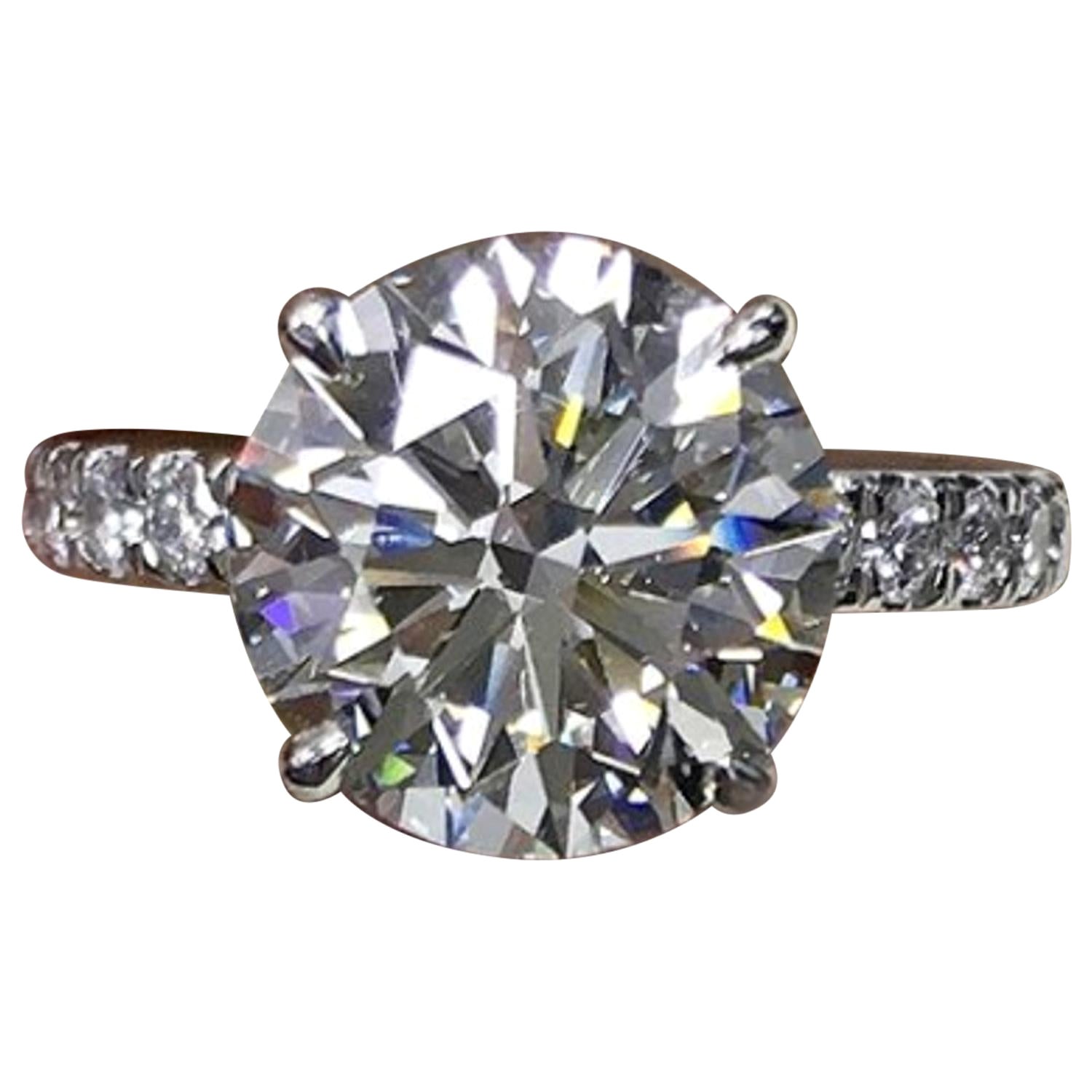 GIA Certified 2 Carat Round Brilliant Cut Diamond Triple Excellent For ...