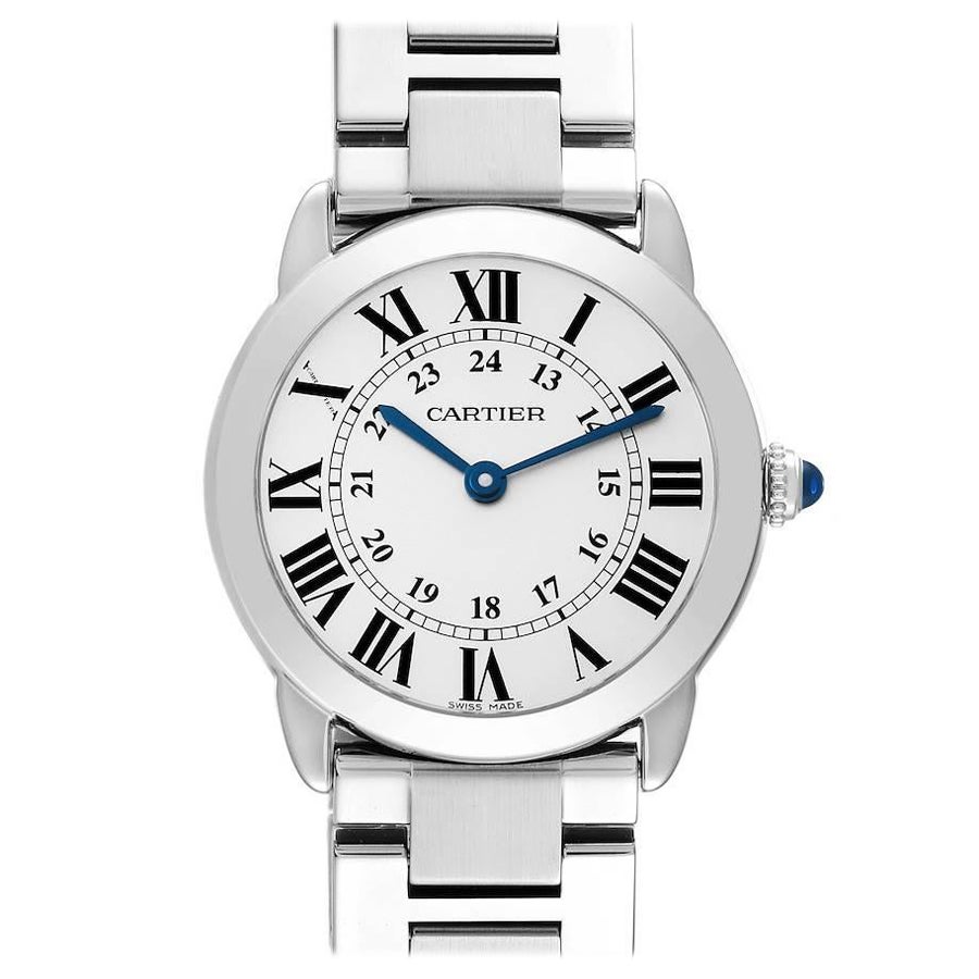 Cartier Ronde Solo Small Stainless Steel Quartz Ladies Watch W6701004 ...