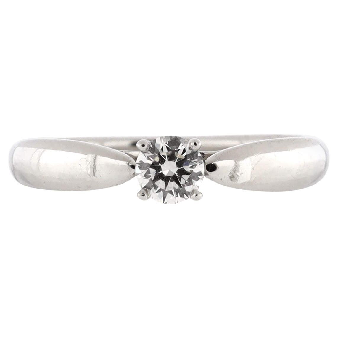 Tiffany and Co. Tiffany Setting Solitaire Ring Platinum with RBC ...