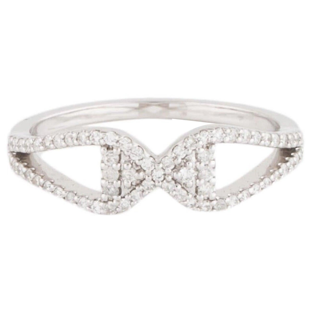 "Snowflake Soirée Diamond Ring - A Winter's Embrace" For Sale at 1stDibs