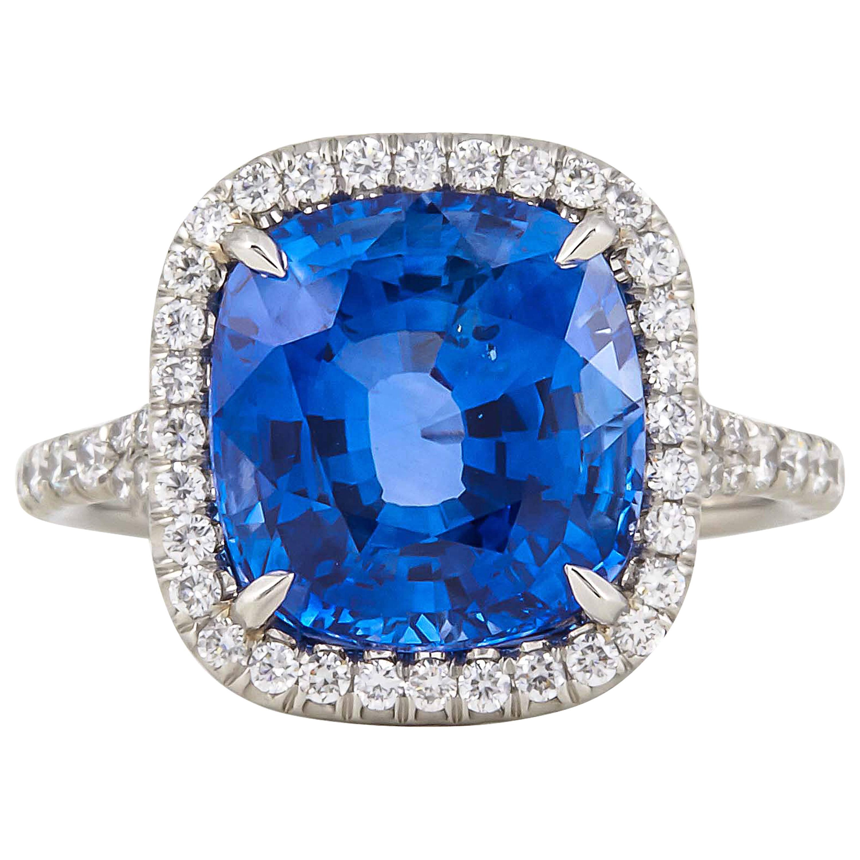 Incredible AGL Certified 6.50 Carat Ceylon Sapphire Ring at 1stDibs ...