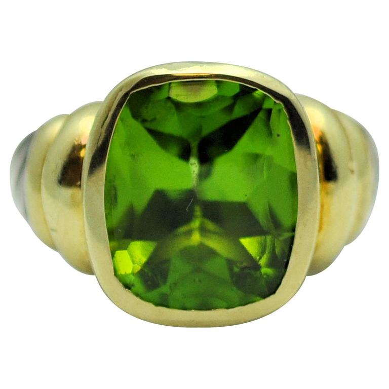 David Yurman Noblesse Gold, Sterling, Peridot Ring at 1stDibs | david ...