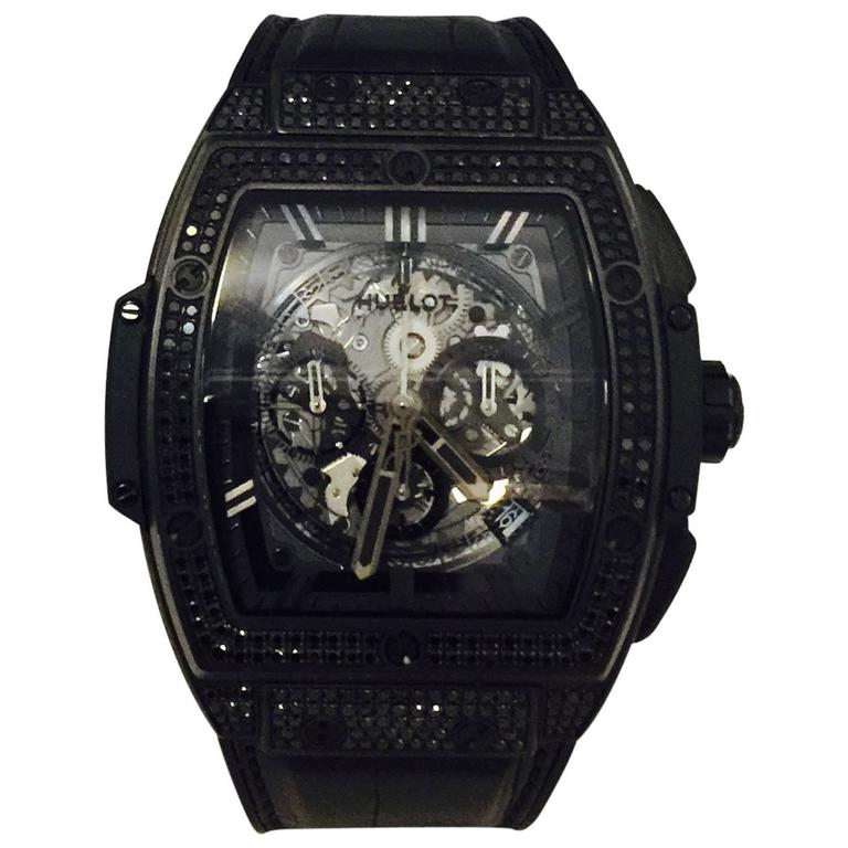Hublot Black Diamond Watch
