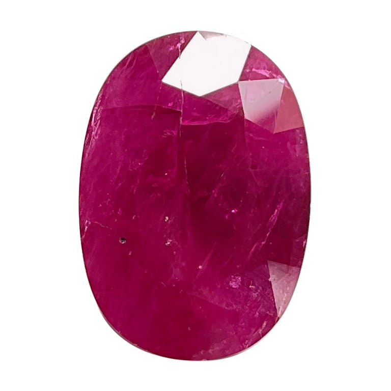 21.25 Carats Big size Mozambique Ruby Oval Cutstone Fine Jewelry ...