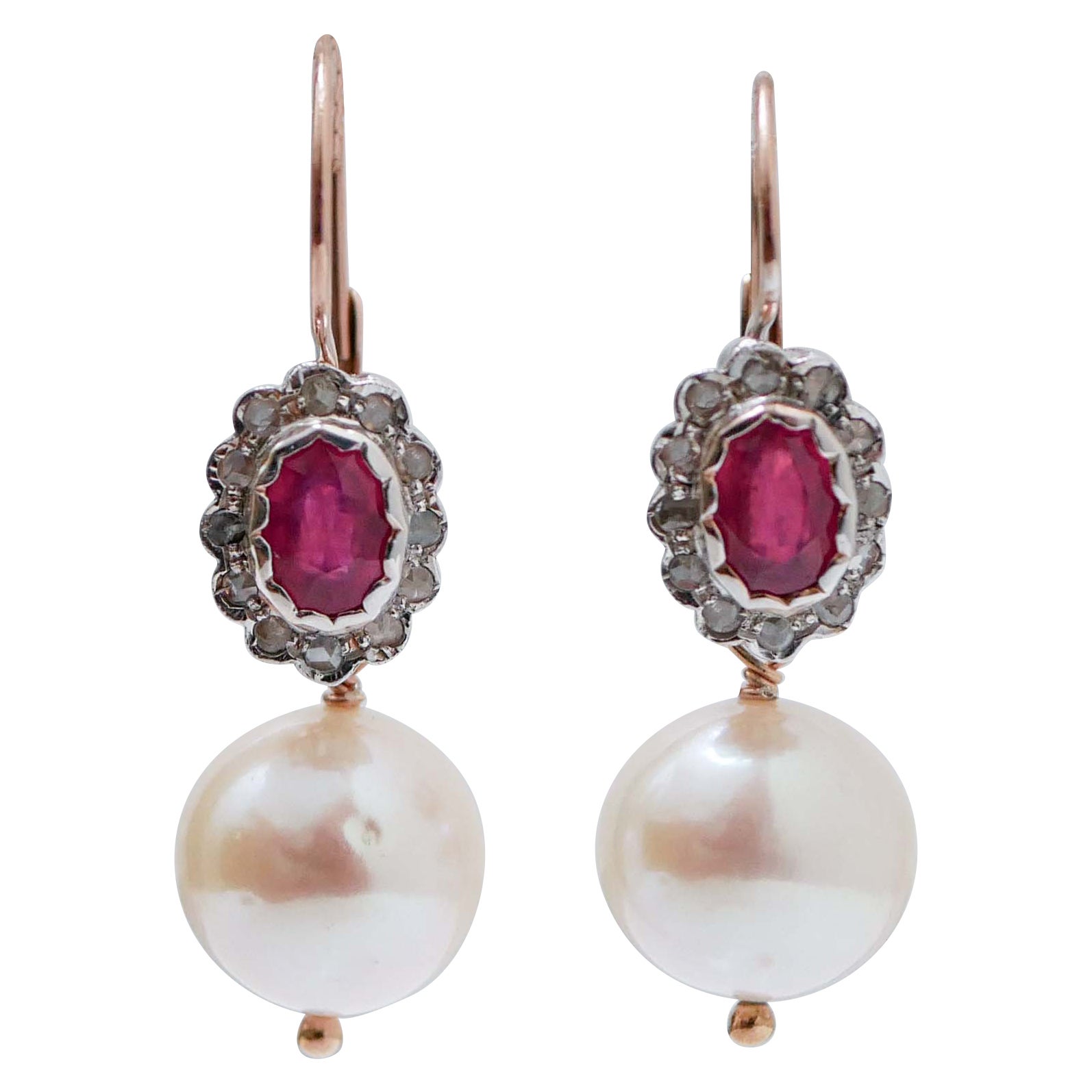 Antique Ruby Earrings - 4,179 For Sale at 1stDibs | vintage ruby ...