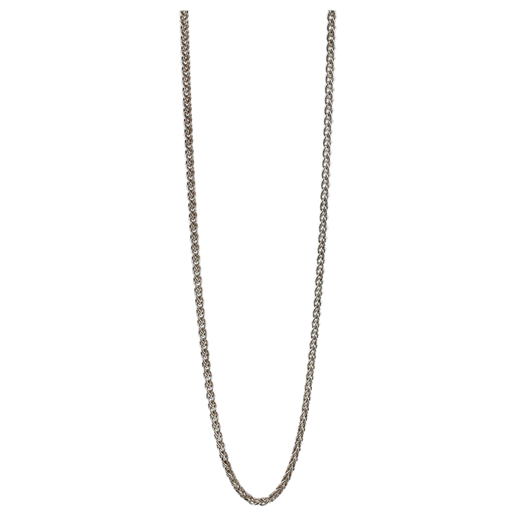 Judith Ripka Fancy Cable Chain Necklace 17 3/4" - Sterling Silver 925 ...