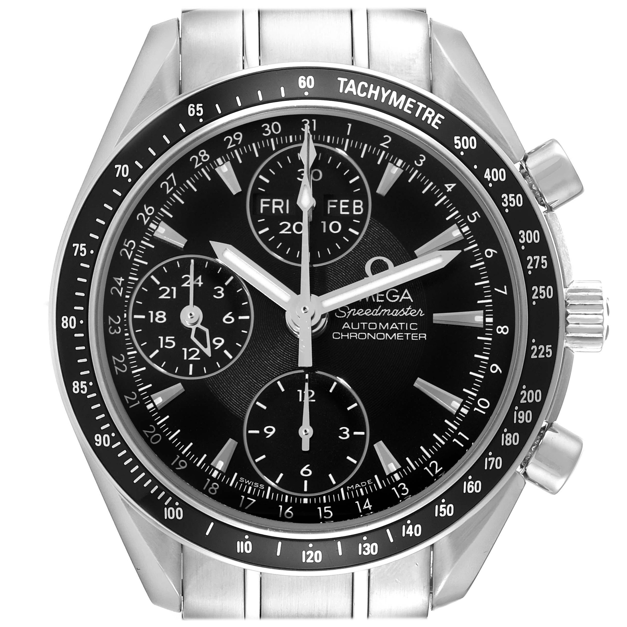 Omega Speedmaster Day Date Chronograph Steel Mens Watch 3523.30.00 For ...