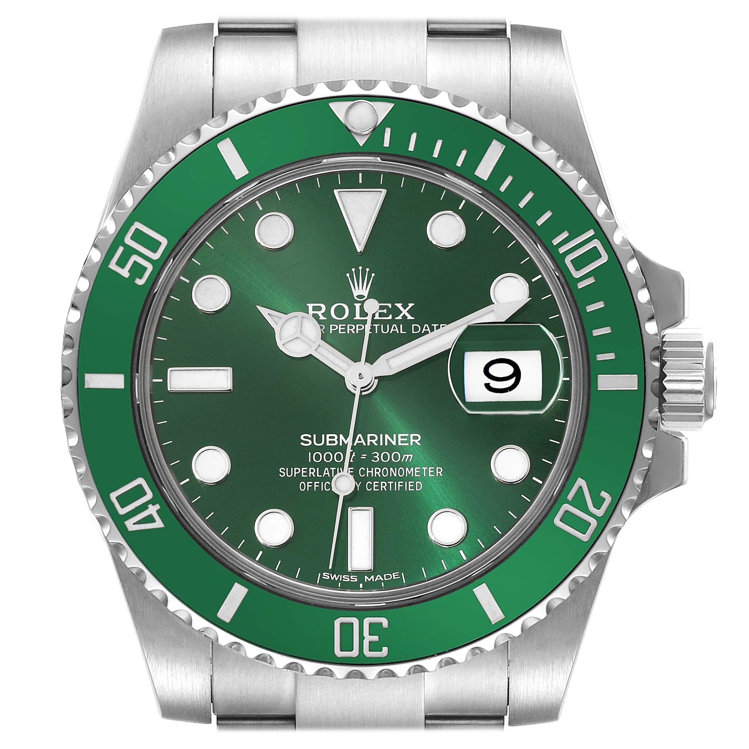2018 Rolex Hulk - For Sale on 1stDibs