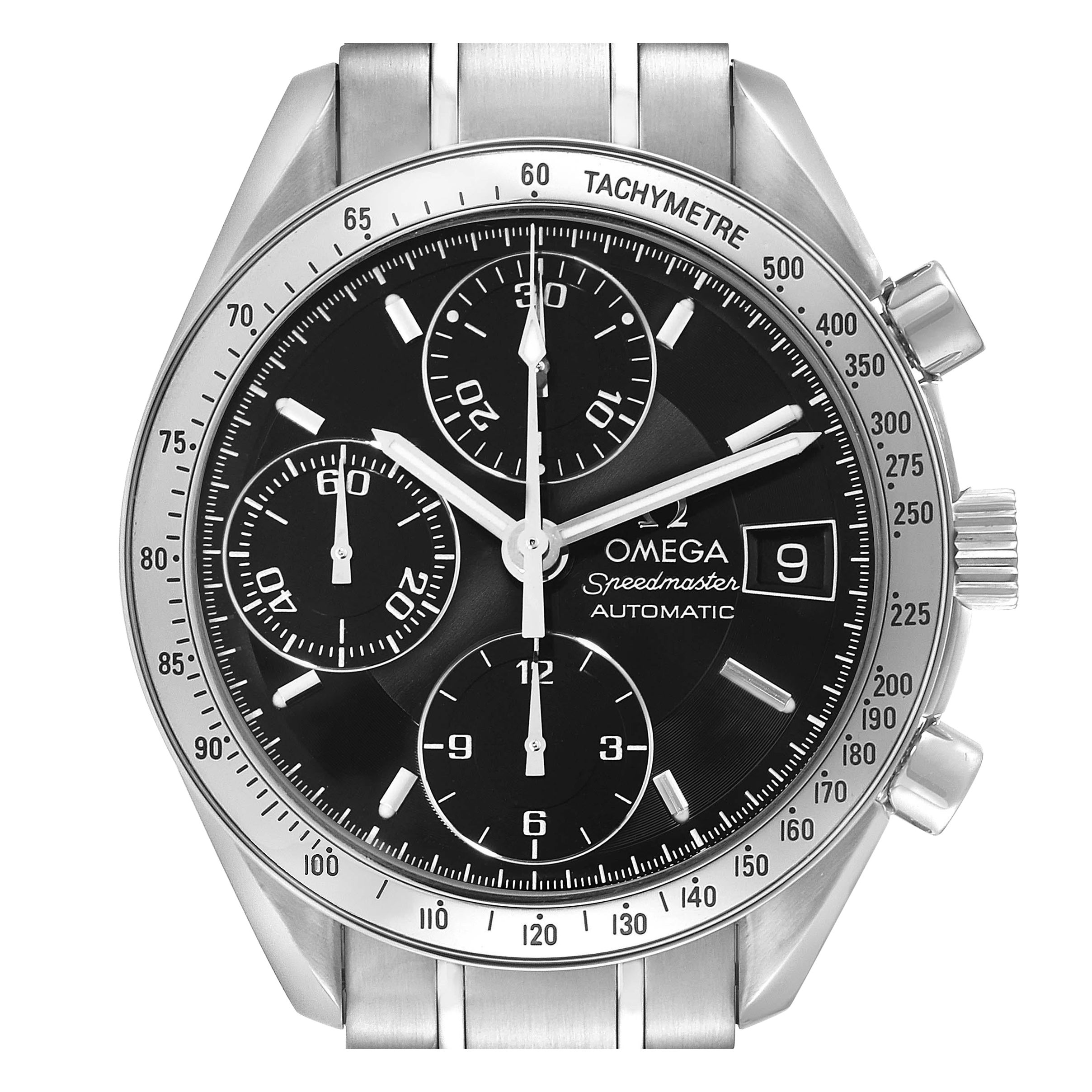 Omega Speedmaster Date 39mm Automatic Steel Mens Watch 3513.50.00 Box ...