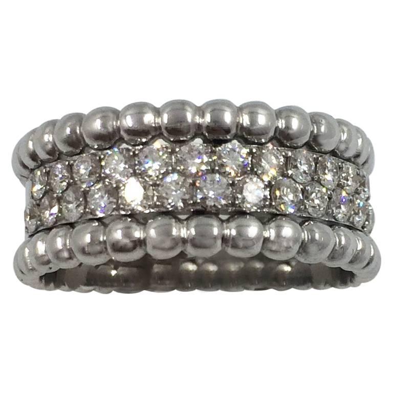 Perlée Diamond Ring at 1stDibs