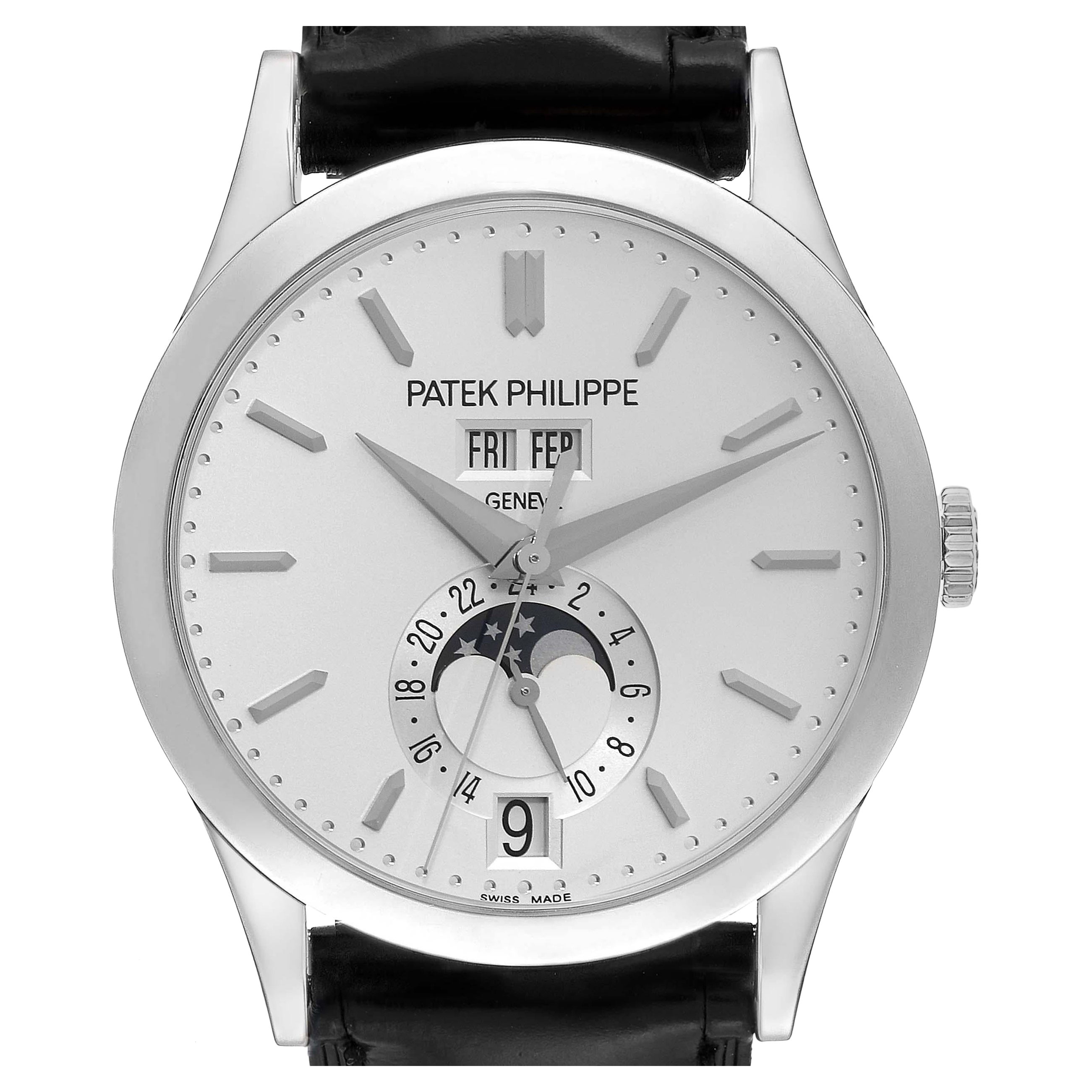 Patek Philippe Complications Annual Calendar White Gold Mens Watch 5396 ...