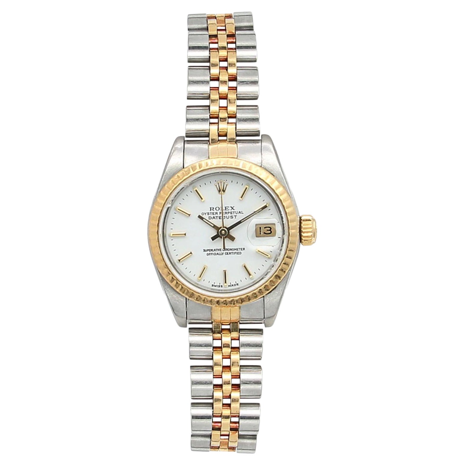 Rolex Datejust Lady 79173 Steel/Gold, White Dial, Jubilee Bracelet ...