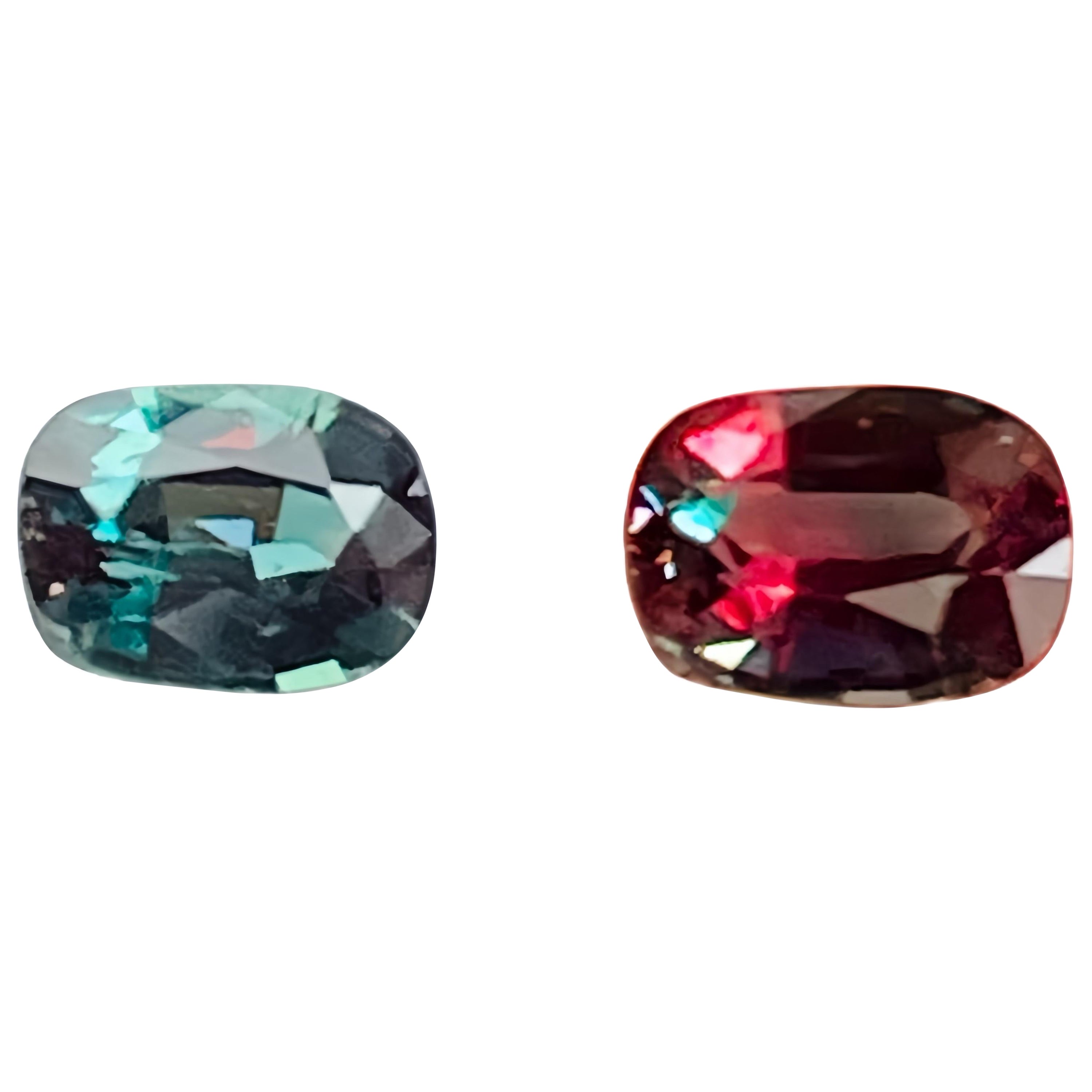 Alexandrite 0.26ct deep green to pinkish color change rare gemstone For ...