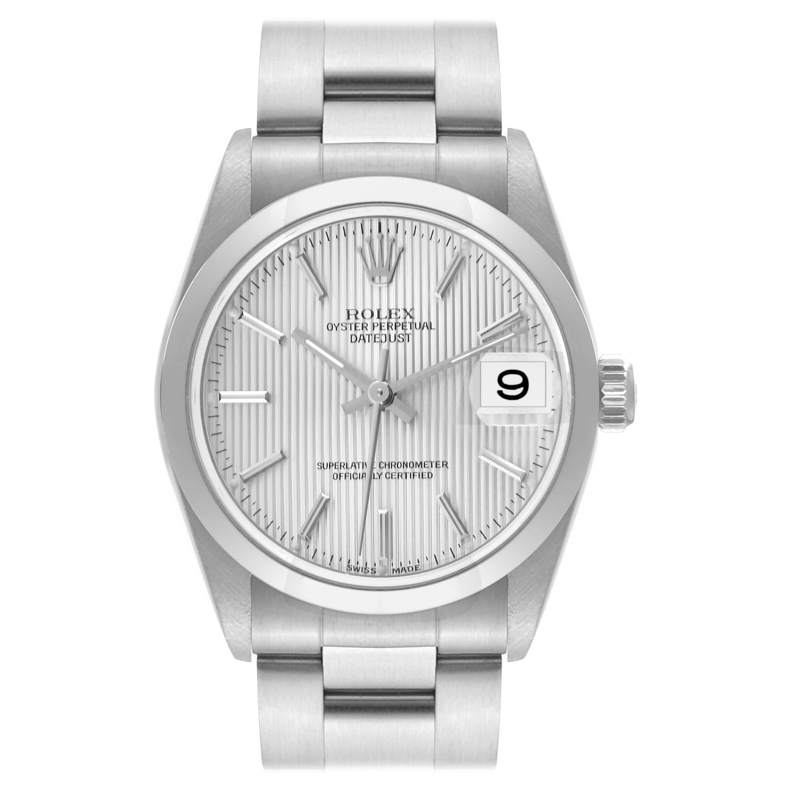 Rolex Datejust 31 Midsize Tapestry Dial Steel Ladies Watch 78240 Box ...