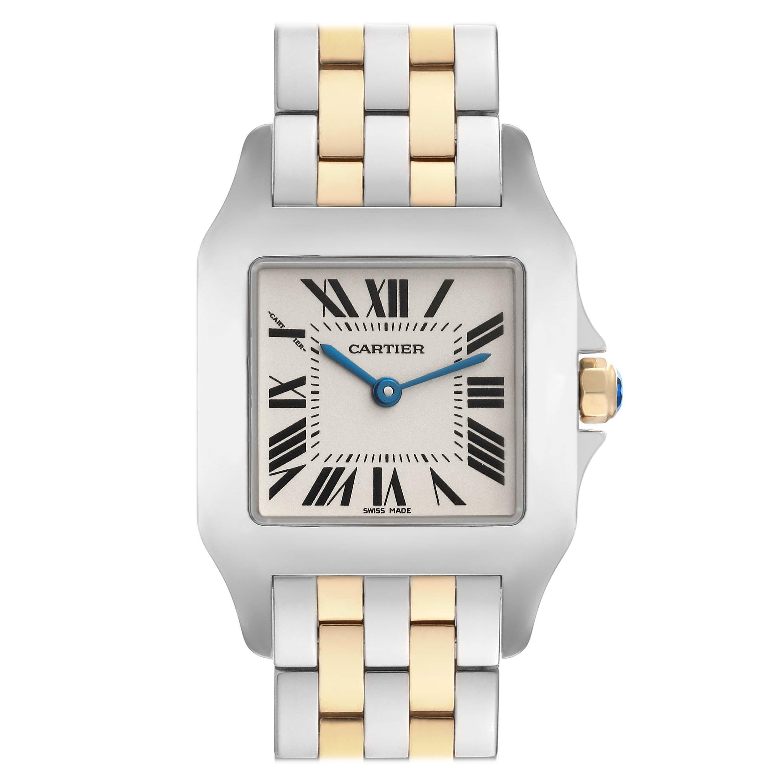 Cartier Santos Demoiselle 2698 Ladies Stainless Steel, Box and Service Papers at 1stDibs ...