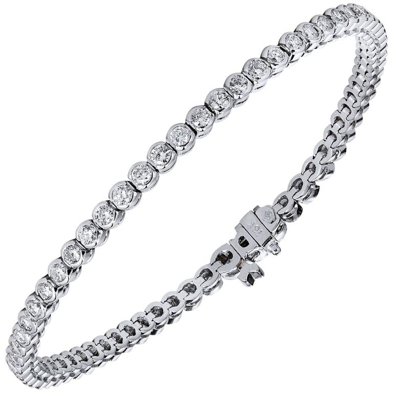 Diamond Tennis Bracelet at 1stDibs