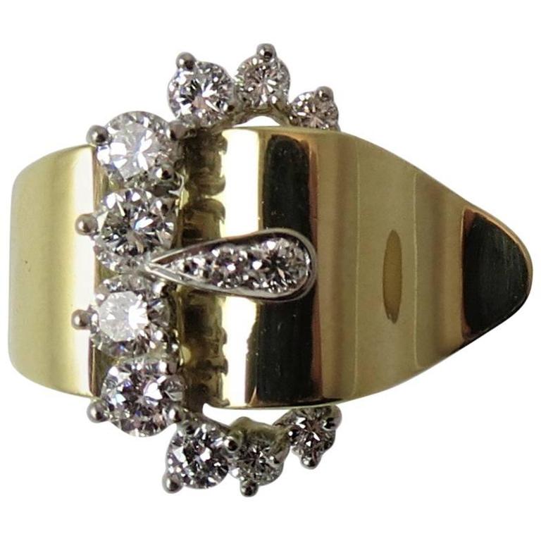 Kurt Wayne Diamond Gold Ring at 1stdibs