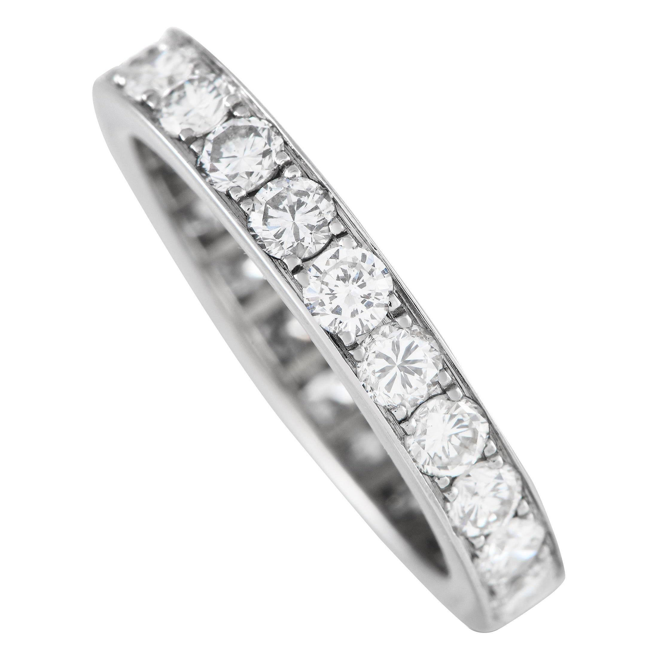 Chopard 18K Rose Gold 0.28 Ct Diamond Revolving Signature Band Ring For ...