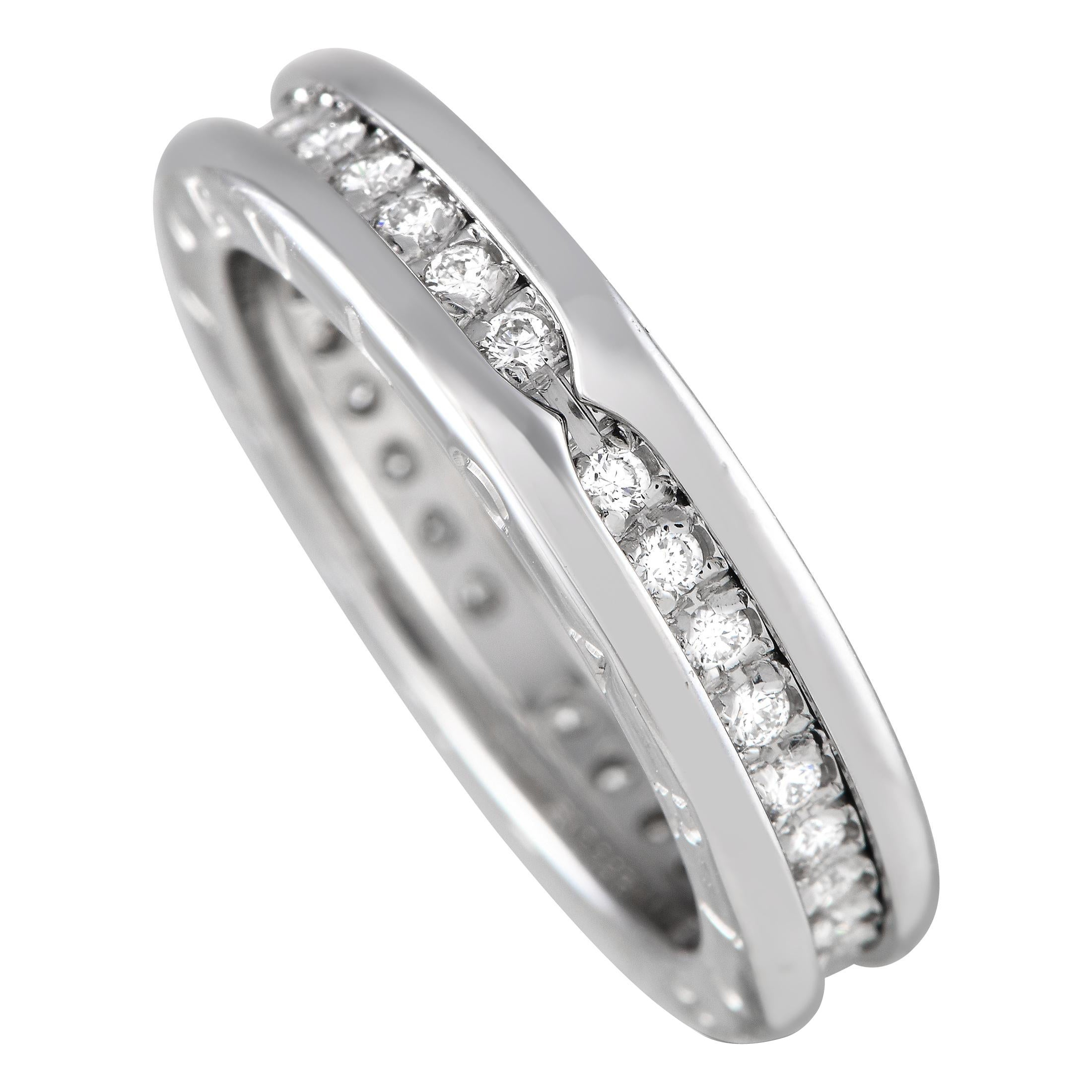 Bvlgari B.Zero1 Diamond Ring in 18k White Gold 2.24ctw For Sale at 1stDibs