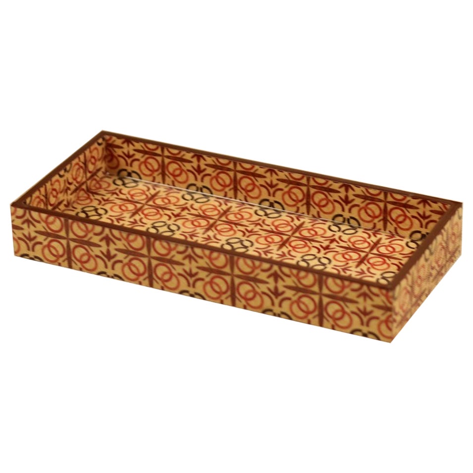PRINTED TRAY Small For Sale at 1stDibs