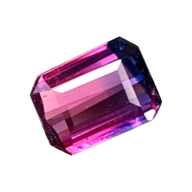 1.01 Cts Extremely Rare Certified Unheated Natural Bi Color Sapphire ...