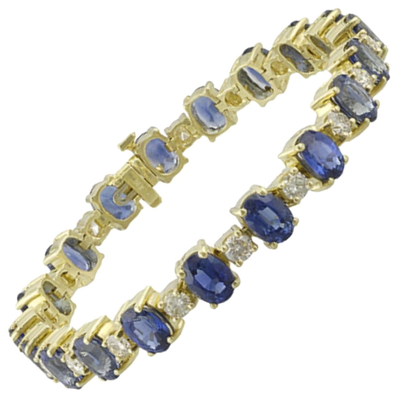 Sapphire Diamond Convertible Bracelet at 1stDibs