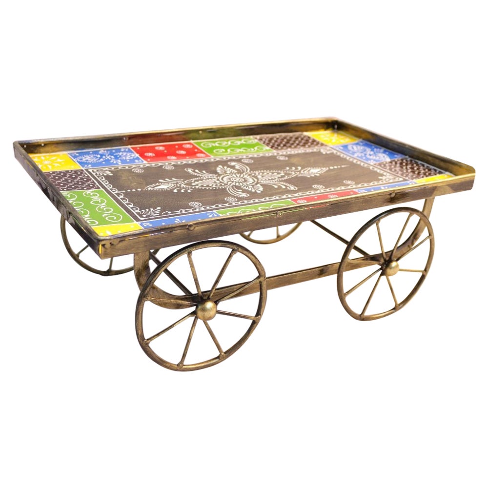 IRON PAINTED CART Wheel For Sale at 1stDibs